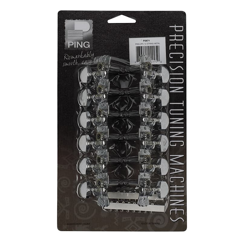 Ping P2671 Deluxe (12 String) Plate Machine Heads. 6-In-Line | Reverb