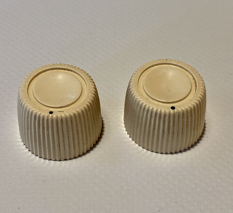 Vintage Danelectro / Silvertone Knobs (2) - 1” diameter x | Reverb
