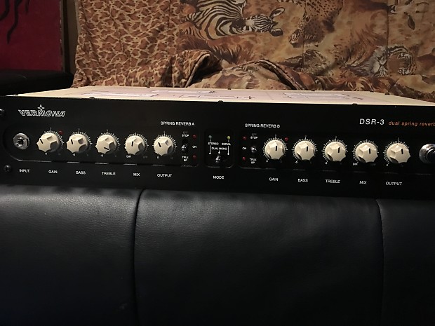 Vermona DSR-3 Spring Reverb - Rackmount 2018 Black | Reverb