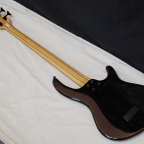 DEAN Edge 5 LEFTY 5-string BASS guitar NEW Trans Black - | Reverb