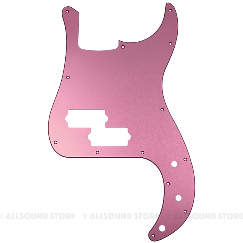 Pink ANODIZED ALUMINUM Pickguard for Fender Precision P Bass | Reverb