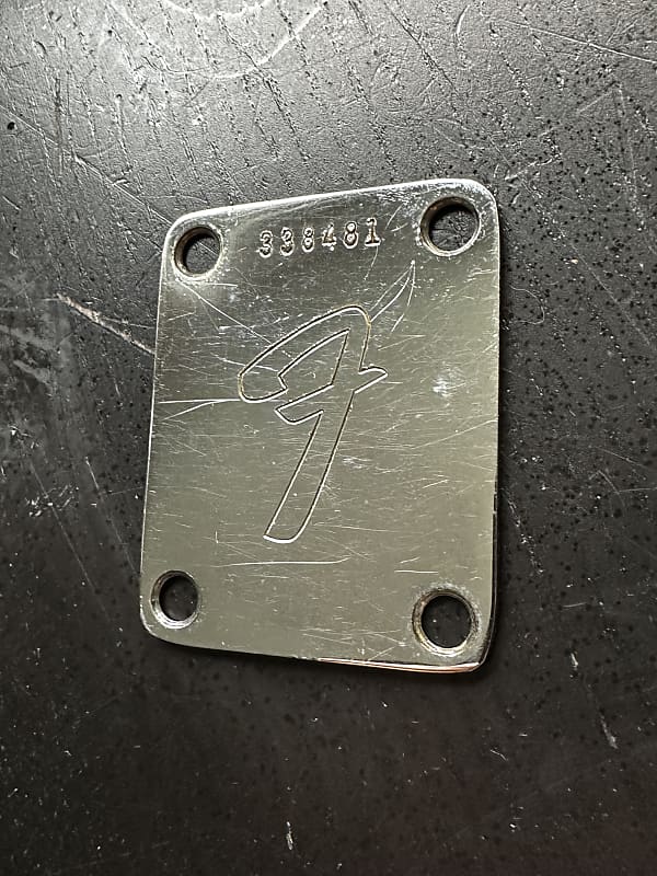 1972 Fender Stratocaster 4 Bolt Back Plate Chrome | Reverb