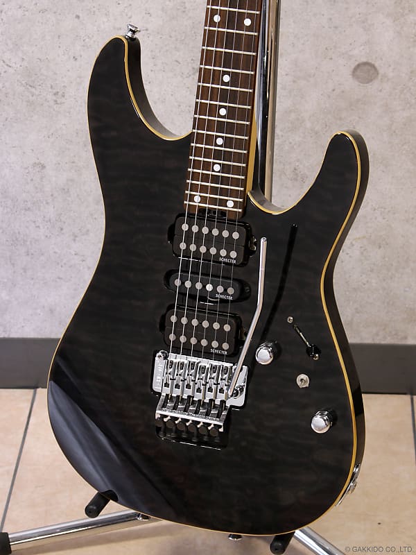 Schecter Japan 2012 NV-3-24-BW STBK/R See-Through Black, Made | Reverb