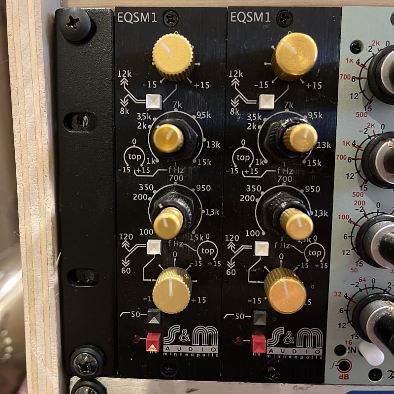Pair of S&M Audio EQSM1 500 Series Equalizer Modules 2010s - | Reverb