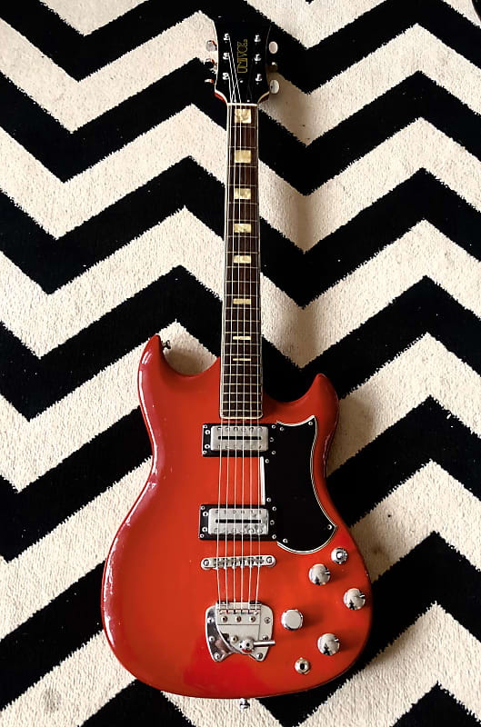 Univox Badazz 1972 Redburst | Reverb