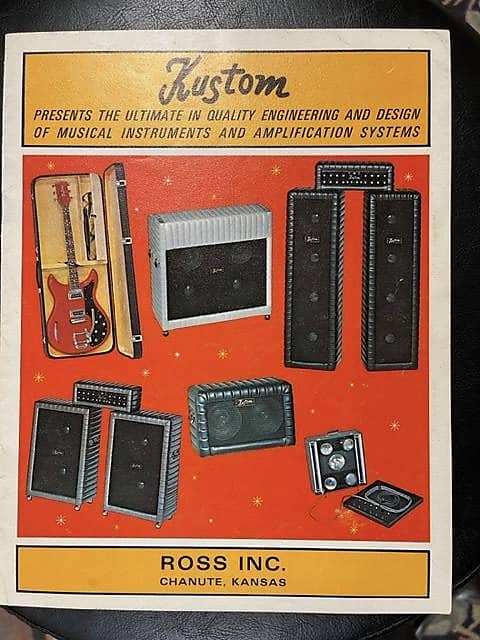 Kustom Amplifiers, Guitars 1967 catalog - original, exc. | Reverb