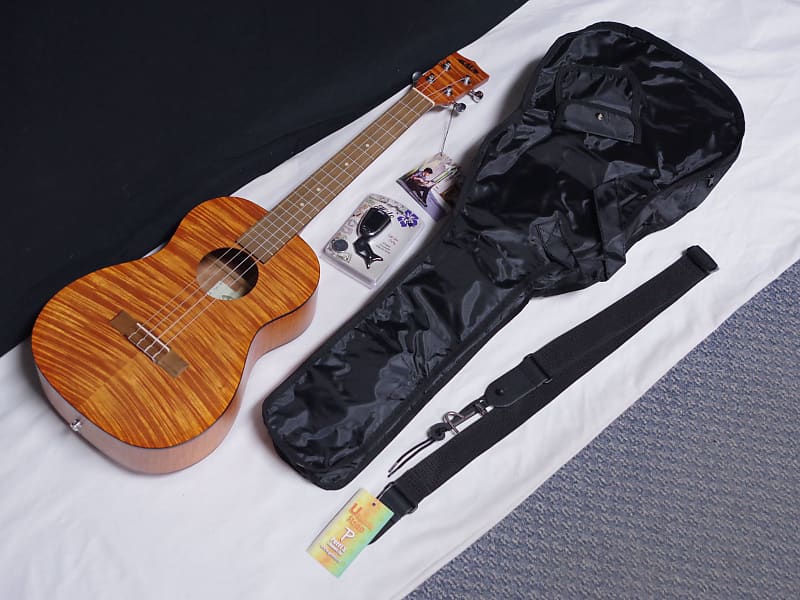KALA Exotic Mahogany Baritone Ukulele KA-BEM NEW w/ Gig Bag - | Reverb