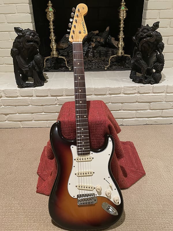 Edwards E-SE-100R Japan 2014 - 3-tone Sunburst - Strat Copy | Reverb