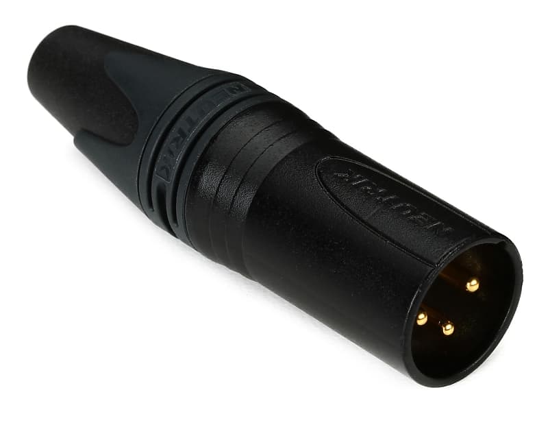 Neutrik NC3MXX-B 3-pole Male XLR Cable-mount Connector | Reverb