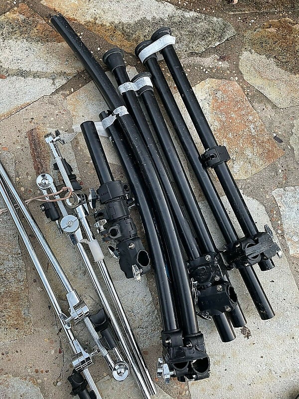 Alesis Strike Pro SE Black Rack with Boom Arms and some | Reverb