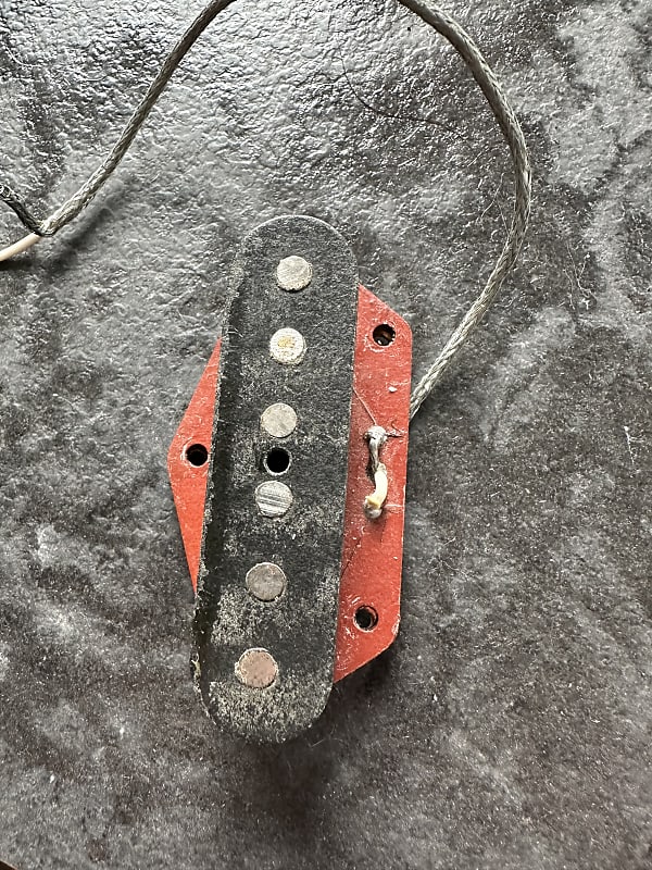 Fender telecaster original vintage red bottom pickup 1980s | Reverb