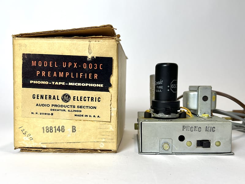 GE General Electric Model UPX-003C Preamplifier Broadcast VR | Reverb