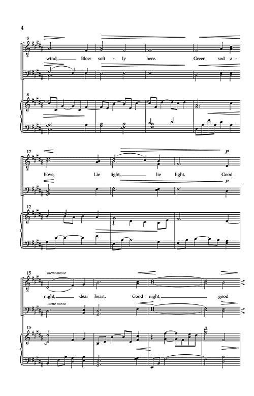 Good Night Dear Heart Ttbb Dan Forrest | Reverb