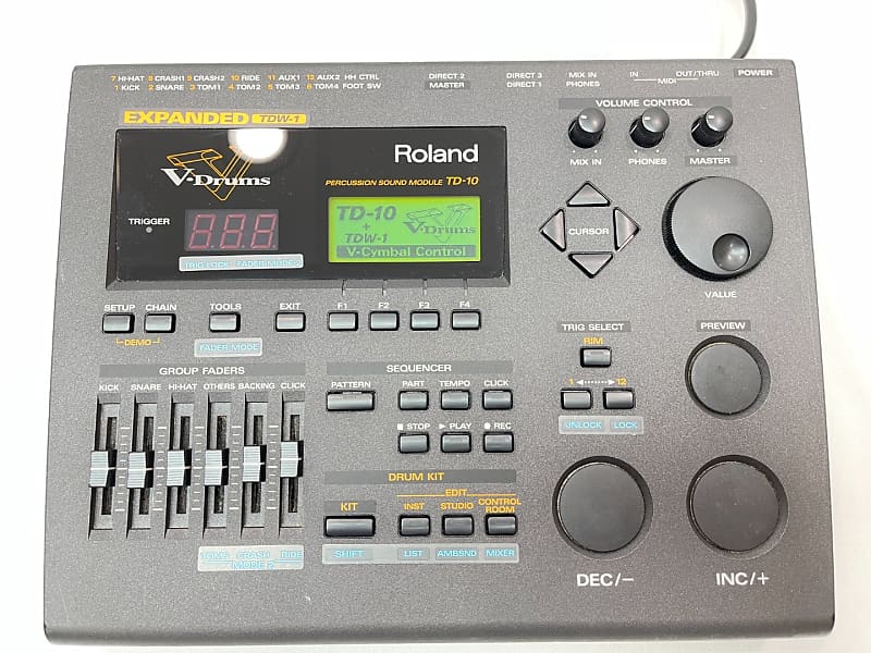 Roland TD-10 Electric Drum Brain Module V-Drum TD10 | Reverb UK