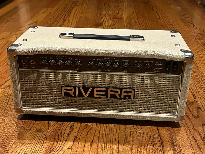 Rivera Rake Head - Original 90’s - White / Blonde | Reverb