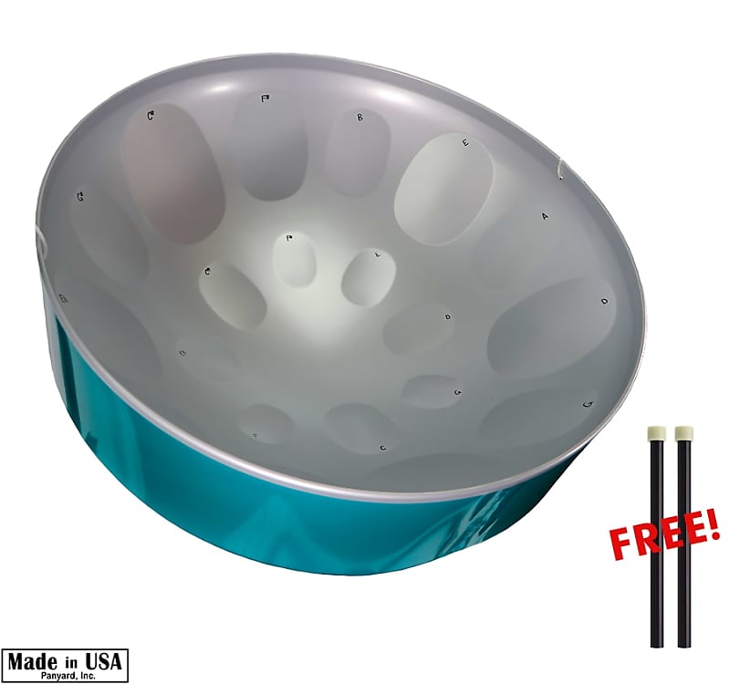 Panyard Chromatic C20 Lead Steel Drum Pan Only - Blue | Reverb