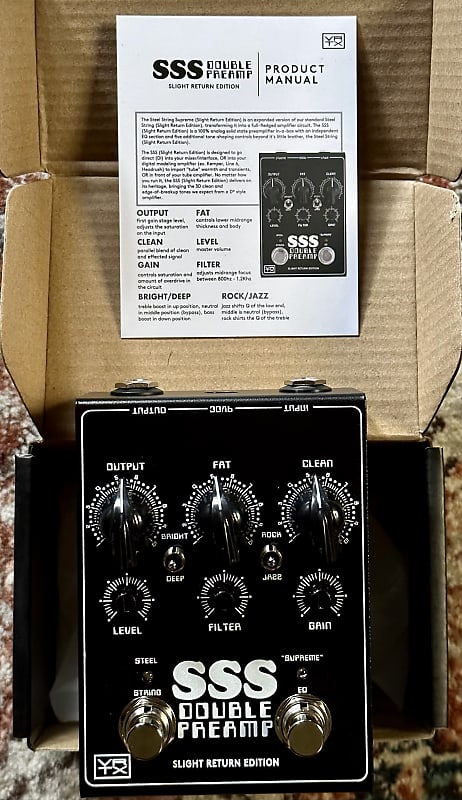 Vertex Steel String Supreme SSS Double Preamp Slight Return | Reverb