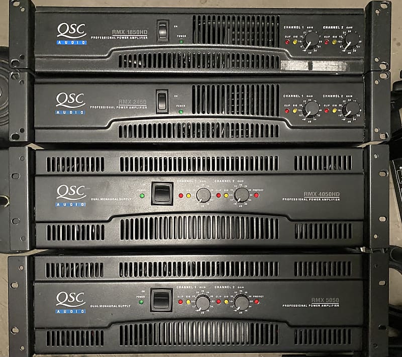 QSC RMX5050 RMX4050 RMX2450 RMX1850 Power Amplifier | Reverb