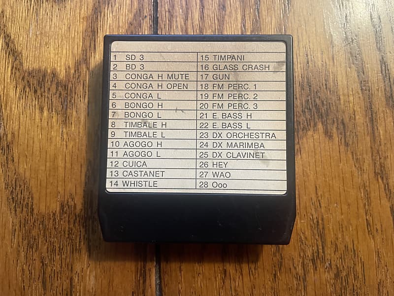 Yamaha RX 5 Rom Cartridge | Reverb