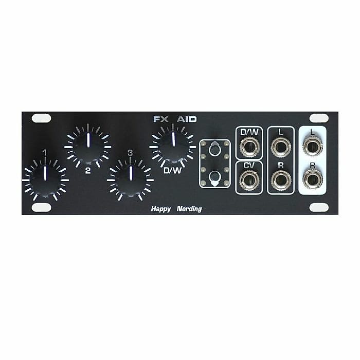 Happy Nerding FX Aid 1U Audio Effects Module (black) | Reverb