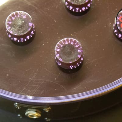 2010 Gibson Custom Shop Les Paul Custom Stealth "Purple Widow | Reverb