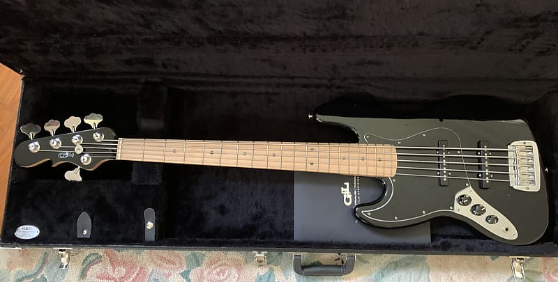 G&L USA Lefty/Left Handed 5 string JB-5 Black | Reverb