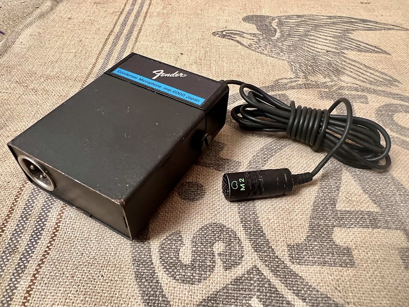 Vintage Fender M2 Cardioid Condenser Microphone-Rare- 1980's | Reverb
