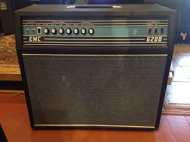 Vintage EMC G200 Guitar Amp 1970's Solid State | Reverb