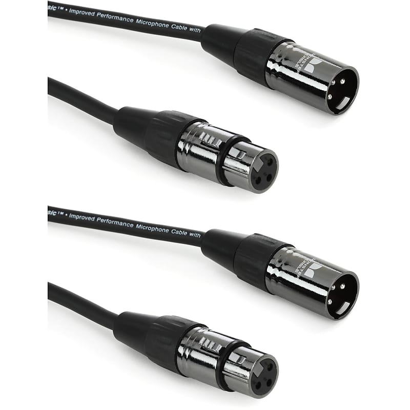 Monster Prolink Classic Microphone Cable - 30 foot (2-pack) | Reverb