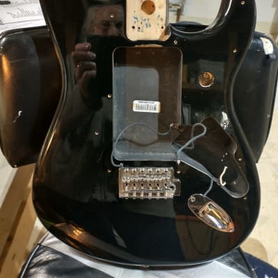 Fender Blacktop Stratocaster Body Swimming Pool Rout | Reverb