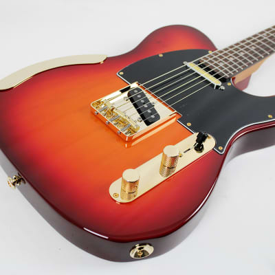 Red Hand Customs Build #139 T-Series (Telecaster) - Cherry | Reverb