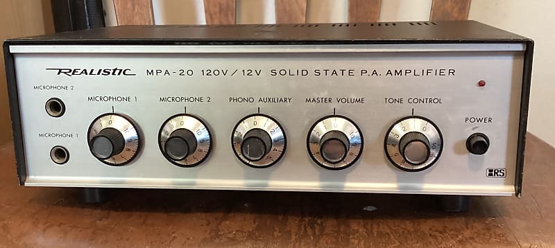 Realistic MPA-20 80s - Black | Reverb