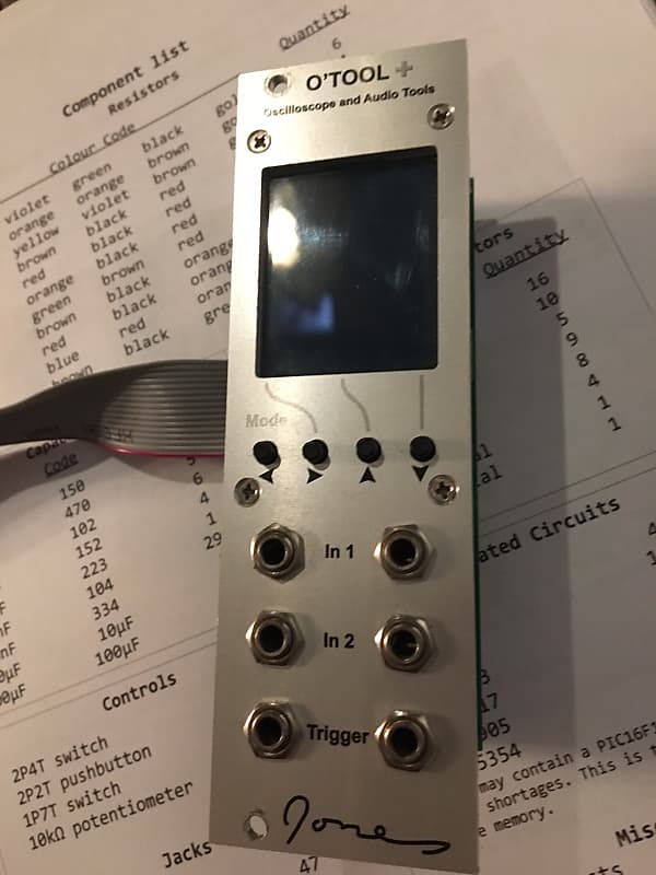 Jones O'Tool+ Oscilloscope/Audio tools Eurorack | Reverb