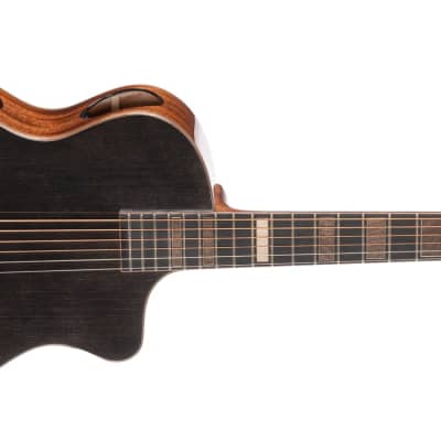 Cort MODERNBLACK Masterpiece Series Modern Concert Body Solid | Reverb