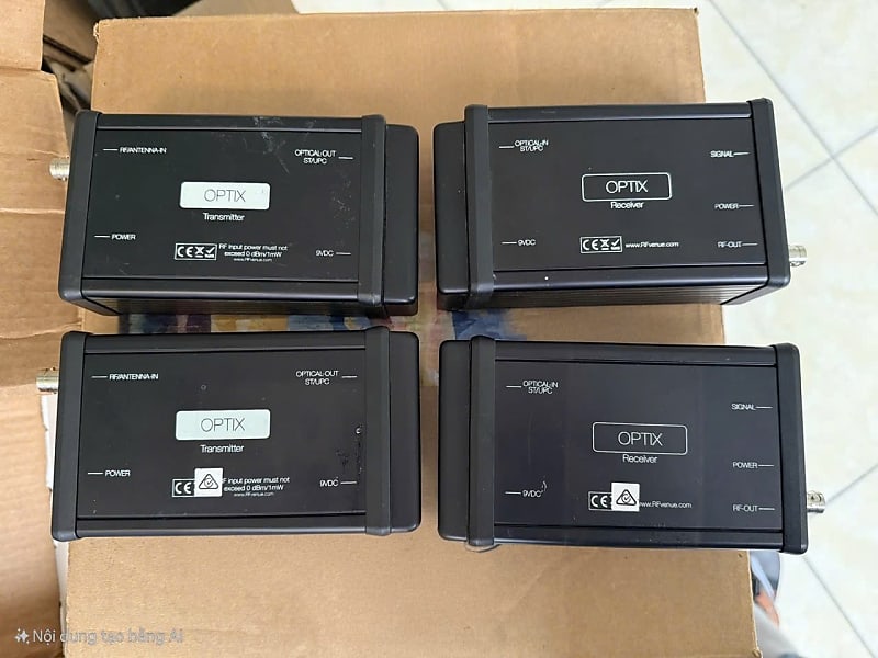 RF Venue OPTIX Fiber Optic Converter lot of 2set, | Reverb Canada