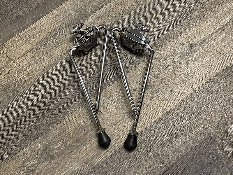 70/80's Sonor Bass Drum Spurs & Mounting Brackets Phonic | Reverb