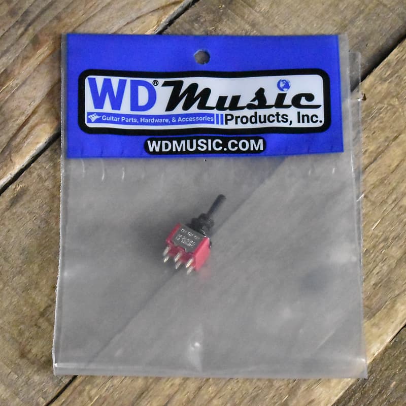 WD Mini Toggle Switch 3-position Black | Reverb