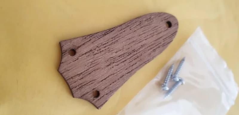Rosewood Guitar Truss Rod Cover with Screws | Reverb