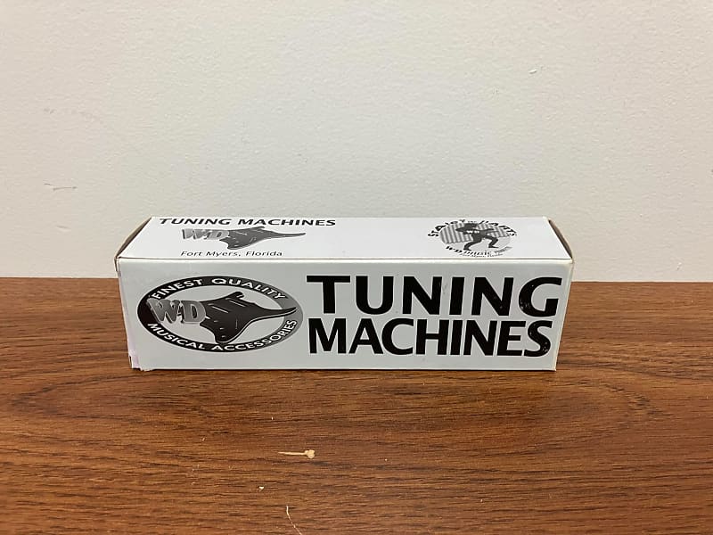 WD 6-On-A-Plate Open Back Steel String Tuning Machines Chrome | Reverb