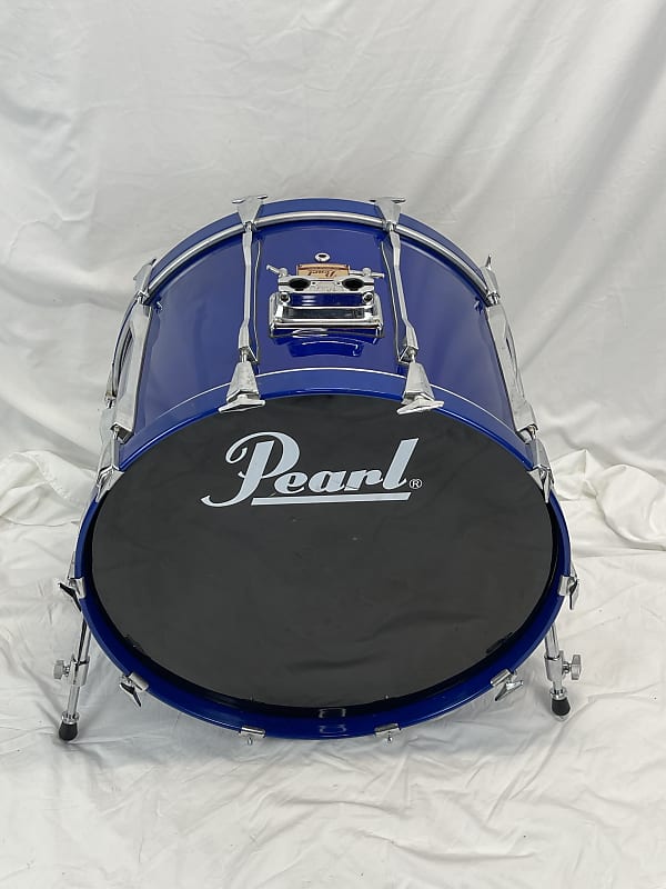 Pearl MLX All Maple 16x24 Bass Drum 1990’s Sheer Blue | Reverb