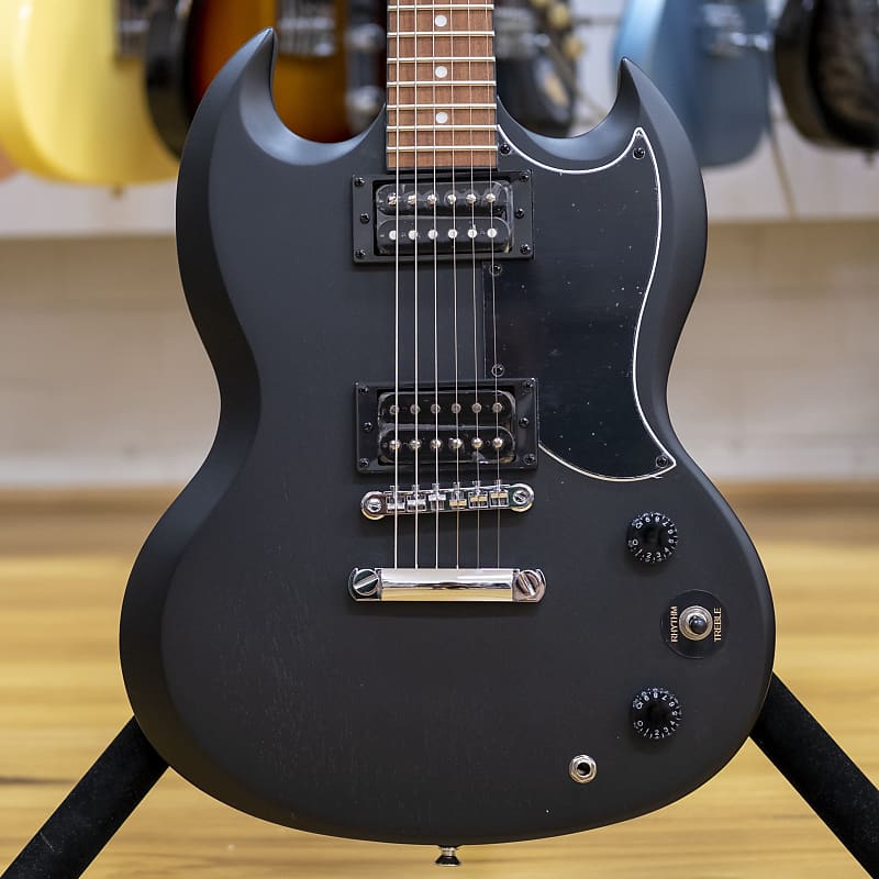 Epiphone SG Special Satin E1 Electric Guitar (Worn Ebony) | Reverb