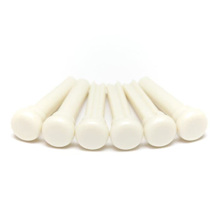 Graph Tech PP-4000-00 Tusq Presentation Bridge Pins - White | Reverb