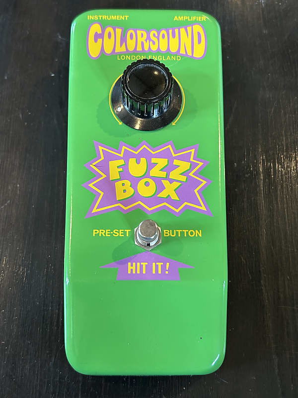 Colorsound One Knob Fuzz Box 2021 - Toxic Avenger Green | Reverb
