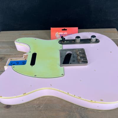 Real Life Relics Tele® Body Double Bound Aged Shell Pink #3 | Reverb