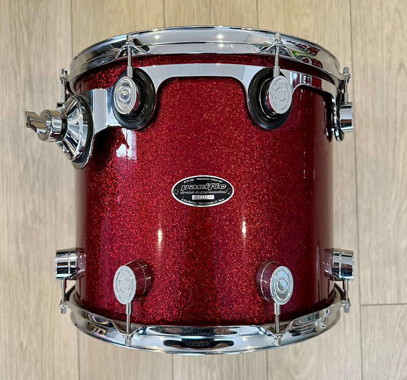 PDP CX Series 14"x12" Hanging Tom Maple - Red Sparkle | Reverb