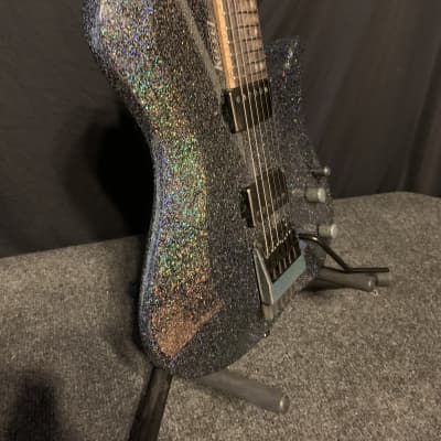 Kiesel Zeus Custom Built Rainbow Sparkle Headless Electric | Reverb