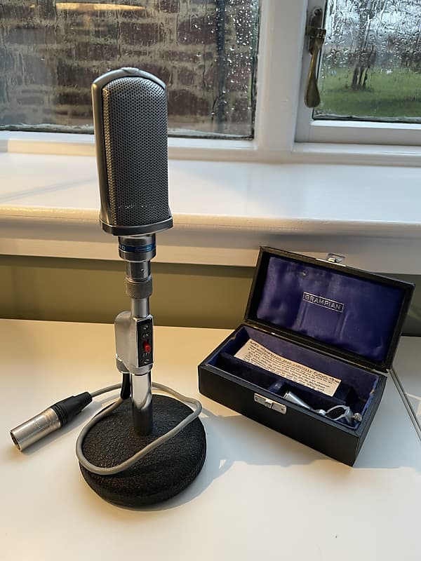 1960s Vintage Grampian GR2/M Ribbon Microphone - Boxed with | Reverb