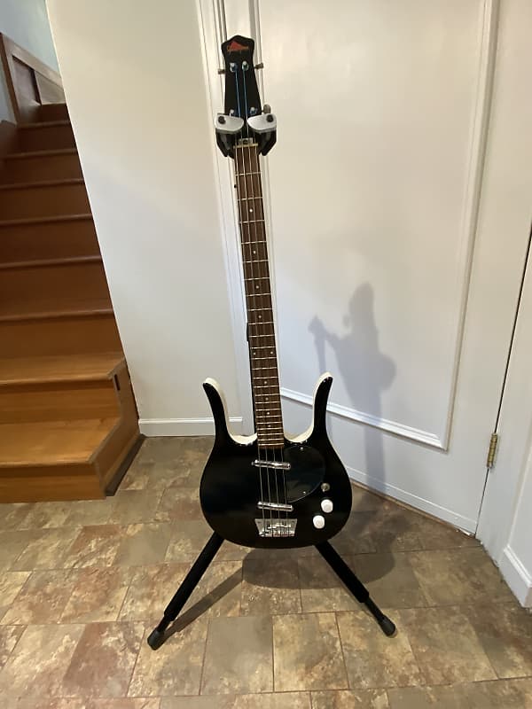 Jerry Jones Longhorn Bass 1990s - Black | Reverb