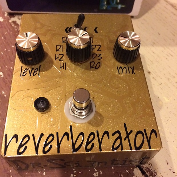 Dr. Scientist Reverberator In Gold Sparkle | Reverb