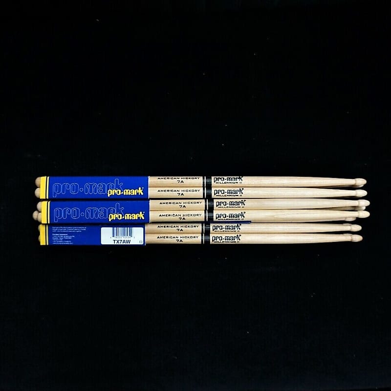 Pro Mark TX7AW American Hickory Drum Sticks (8-Pairs) | Reverb
